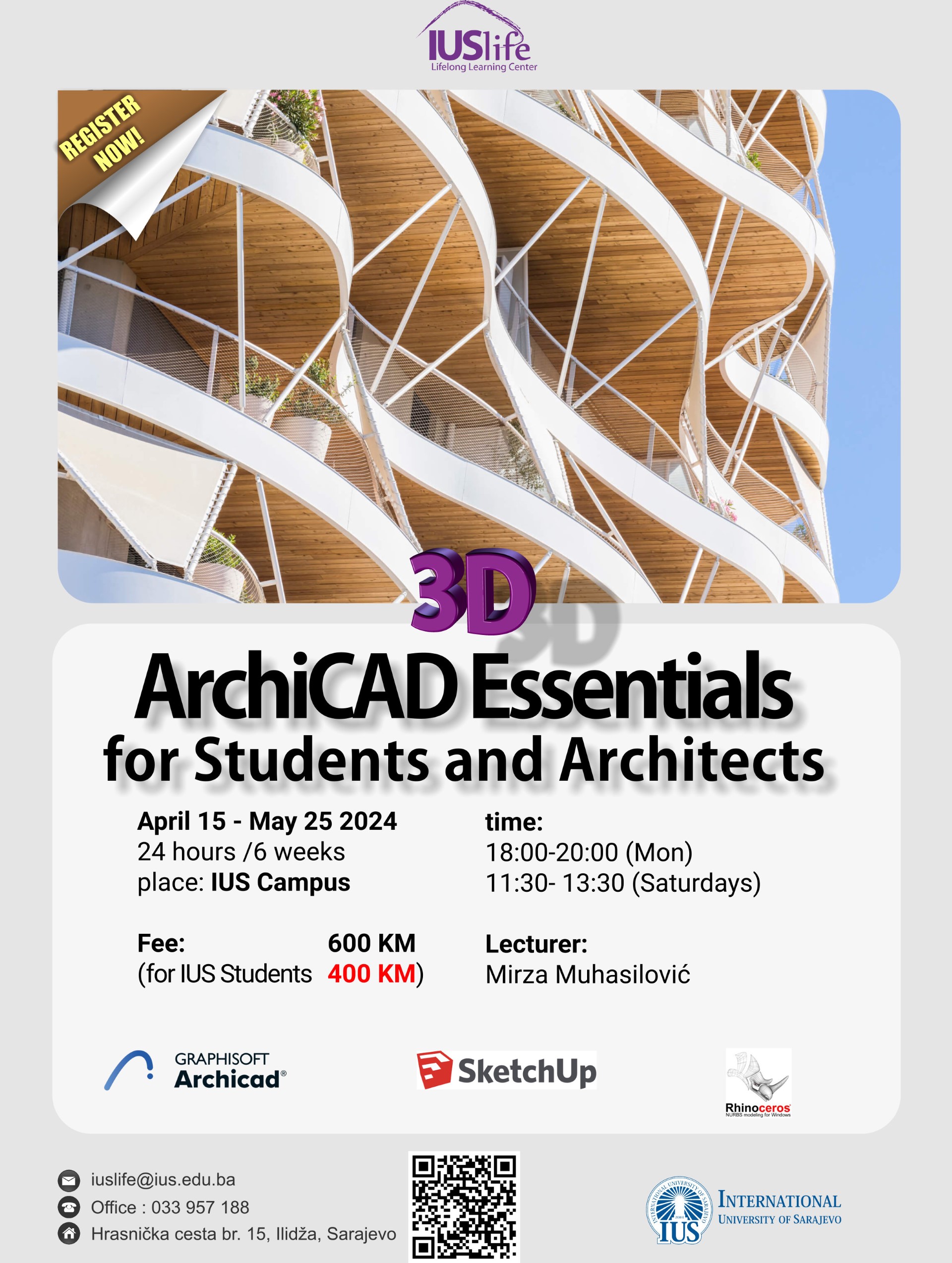 ArchiCAD kurs za studente i arhitekte – IUS Life – Privredna ...